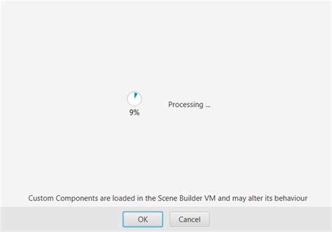 scenebuilder does anyone know why scene builder is stuck when