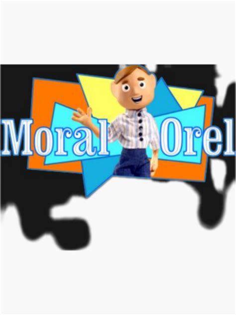 Moral Orel Logo Moral Orel Orel Moral Adult Swim Sticker For Sale