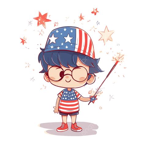 July 4th Clipart Cute
