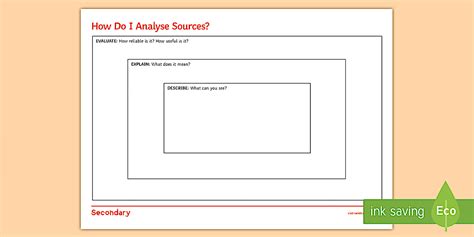 How Do I Analyse Sources Worksheet Worksheet