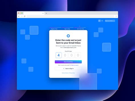 Otp Page Secure Your Access With Email Otp Verification By Irvilani On Dribbble