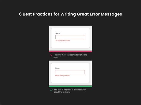 Best Practices For Writing Great Error Messages UX Design World