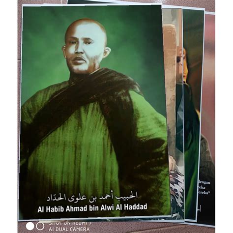 Jual Poster Habib Ahmad Bin Alwi Al Haddad Bahan Luster Cetak Uv