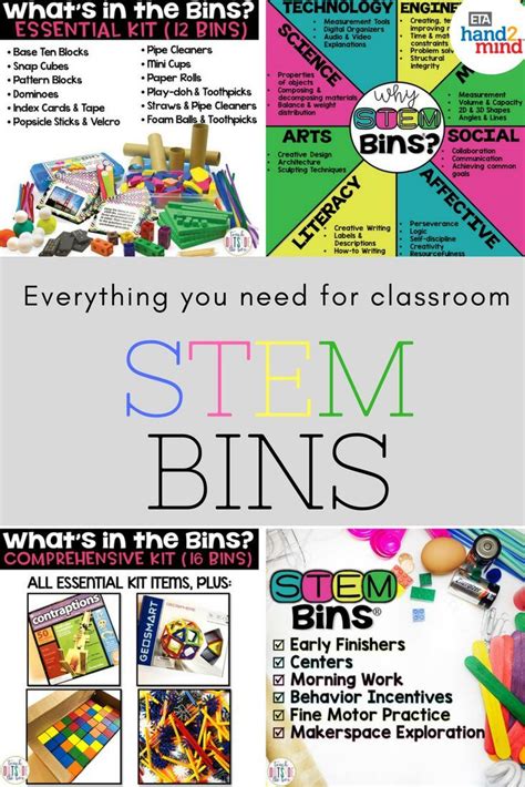 These Amazing Stem Bins Are Perfect For Grades K 5 They Come With Everything You Need For Hands