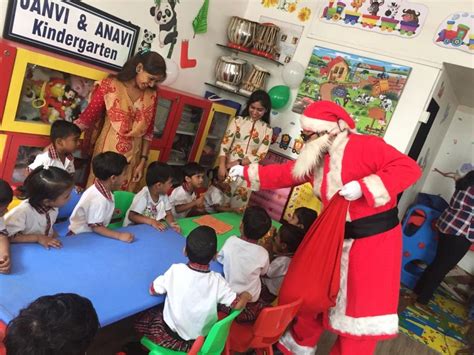 Christmas Celebrations At Anavi Janvi Kindergarten School Anavi Ngo