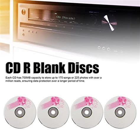 Blank Cd R Discs 52 X 700 Mb Writable Disc Blank Cds For Burning And Storing Digital Bol