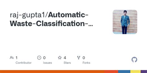 GitHub Raj Gupta Automatic Waste Classification Using Deep Learning ResNet Architecture