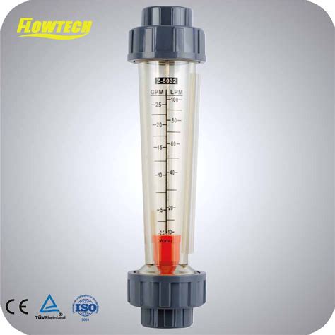 Plastic Flowmeter Rotameter Variable Area Flowmeter With Alarm Limit