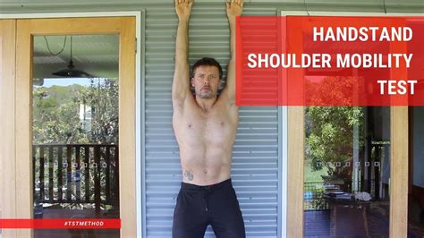 Handstand Shoulder Mobility Test Youtube
