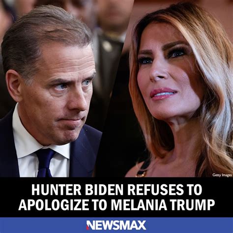 Hunter Biden Dismisses Melania Trumps 1 Billion Defamation Threat