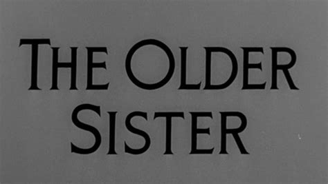 The Older Sister 1955 Rarelust