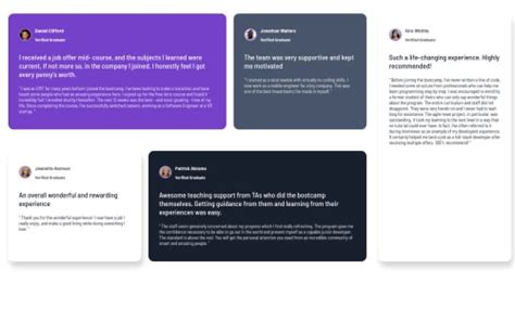Frontend Mentor Testimonials Grid Section Using Pure Css Coding