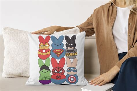 Easter Superhero Svg Easter Peeps Svg Easter Bunny Superheroes