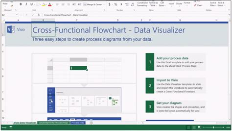Automatically Create Process Diagrams In Visio Using Excel Data