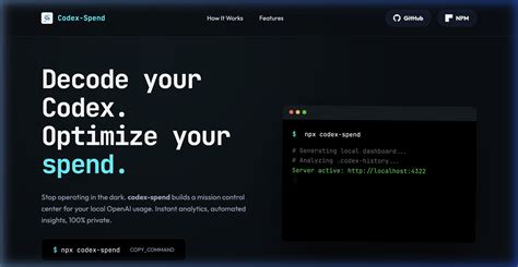 Codex Spend Decode Your Codex Optimize Your Spend