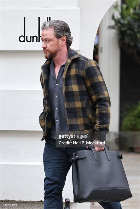 James Mcavoy Is Seen Leaving Dunhill Bourdon House Carrying A Dunhill News Photo Getty Images