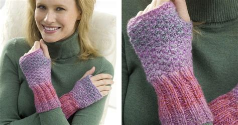 Comfy Knitted Wrist Warmers [free Knitting Pattern]