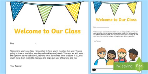 Welcome To Our Class Editable Letter Hecho Por Educadores