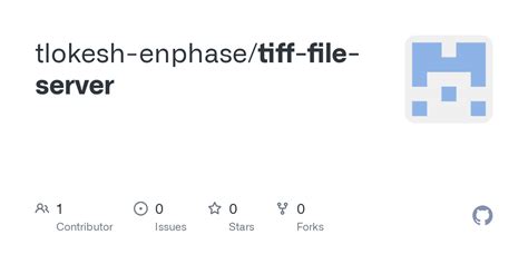 Github Tlokesh Enphasetiff File Server