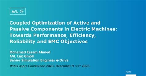 Jmag On Linkedin Coupled Optimization Of Active And