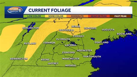 New Hampshire Foliage Map Peak Colors Seen Across Lakes Region Most