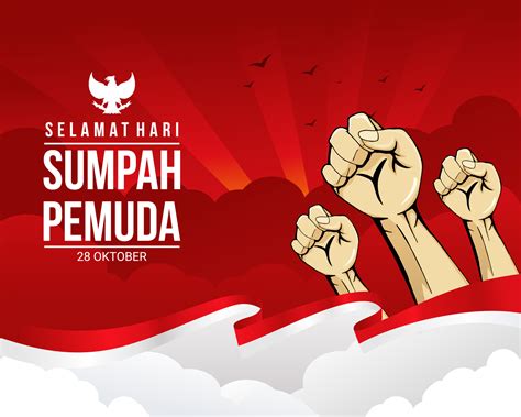 Indonesia Youth Pledge Day 3571420 Vector Art At Vecteezy