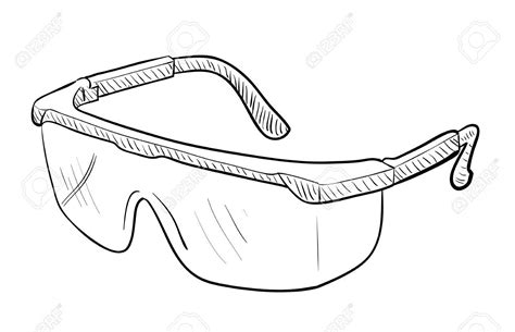 Safety Goggles Drawing Goggles Drawing Safety Goggles Goggles