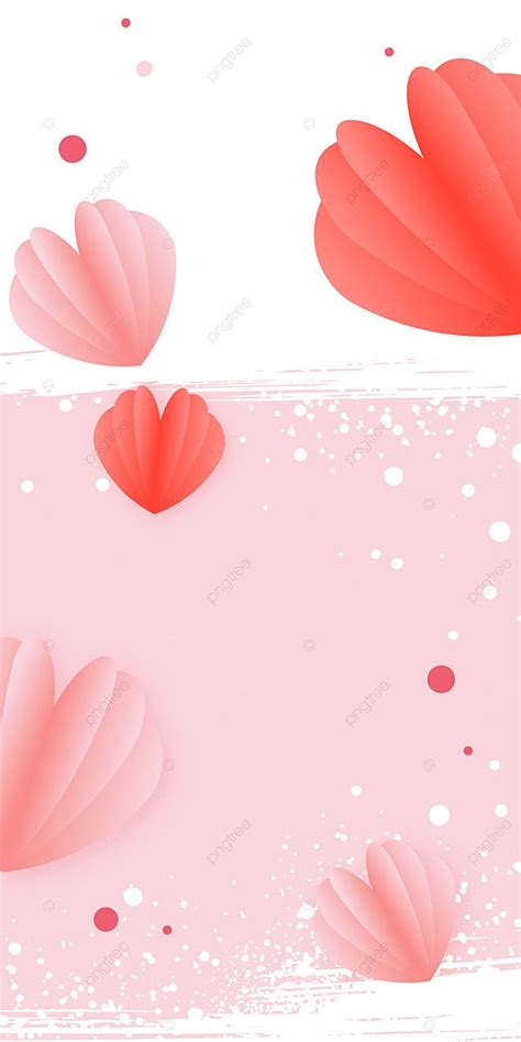 발렌타인 데이 핑크 종이 접기 하트 바탕 화면 배경 발렌타인 데이 사랑 종이 접기 배경 일러스트 및 사진 무료 다운로드