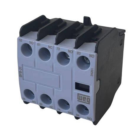 Bloco De Contato Auxiliar Frontal Weg Bfb 31 Condufio Distribuidor