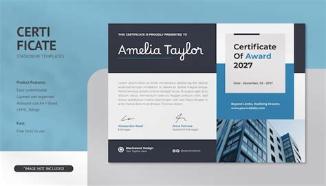 Building Certificate Psd High Quality Free Psd Templates For Download