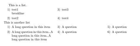 enumerate vertically enumerated multi column lists tex latex