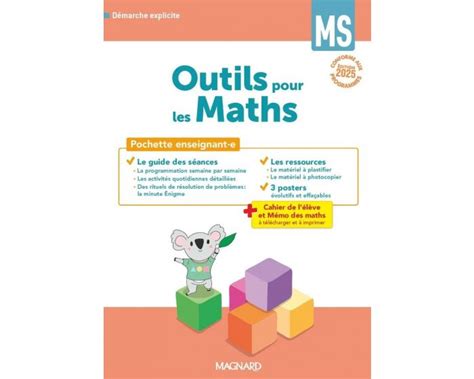 Outils Pour Les Maths Ms Pochette Enseignant Guide Pédagogique Posters Fiches