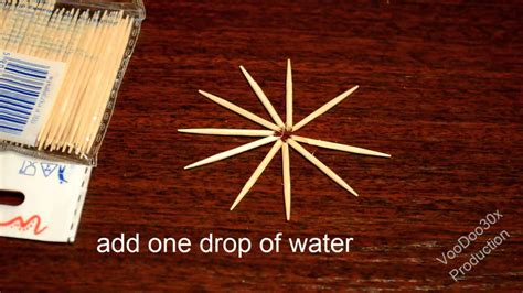 The Toothpicks Star Trick Trick With Toothpicks Riddles And Magic