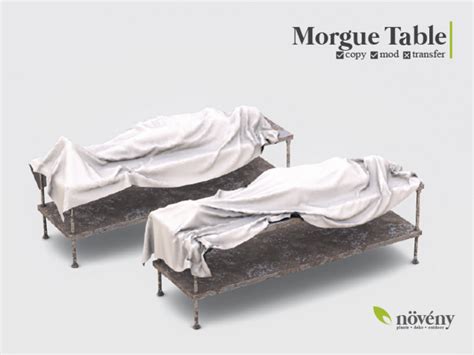 Second Life Marketplace Noveny Morgue Table Addme