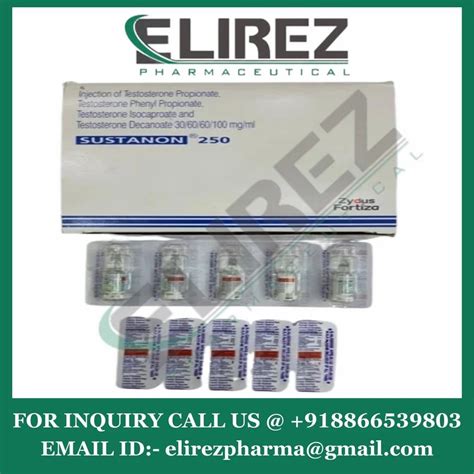 Sustanon 250 Mg Injection For Increase In Strength Packaging Size 1