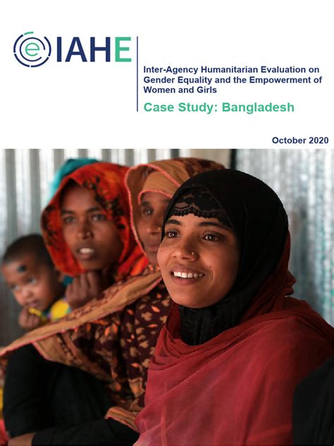 The Inter Agency Humanitarian Evaluation Iahe On Gender Equality And