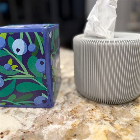 Elegant Modern Cube Tissue Box Cover 3d Printed Sleeve For Standard