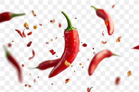 Png Chilli Floating Peppers Food Free Png Rawpixel