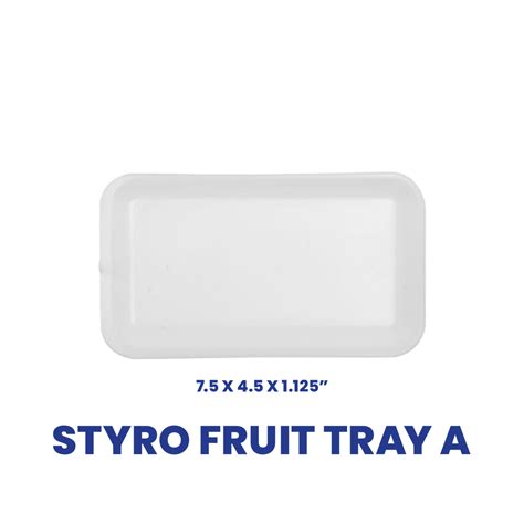 Styrofoam Fruit Tray A Donewellplastics