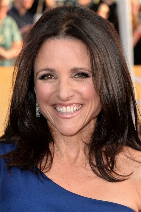 Julia Louis Dreyfus Wears Monique Lhuillier At 2014 Sag Awards • Celebmafia