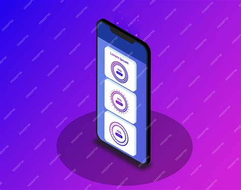 Premium Vector Vector Uiux Analytics Dashboard Isometric Landing Page On Mobile