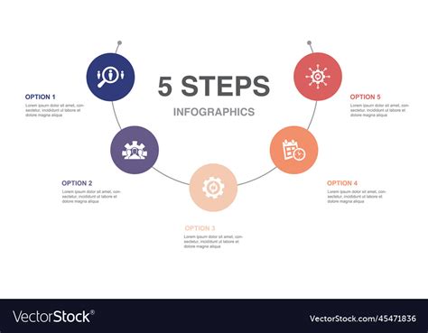 Identify Development Processing Schedule Bpm Vector Image