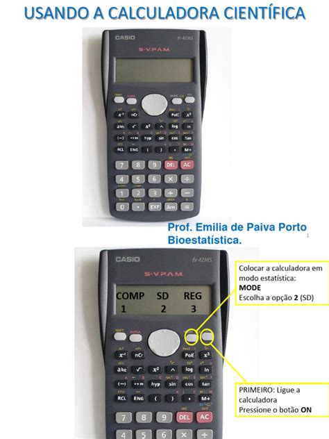 Como Usar A Calculadora Científica Pdf Variação Teclado De Computador
