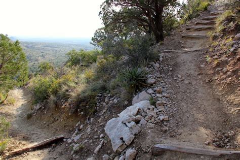 This Is A Switchback On The Guadalupe Peak Trail