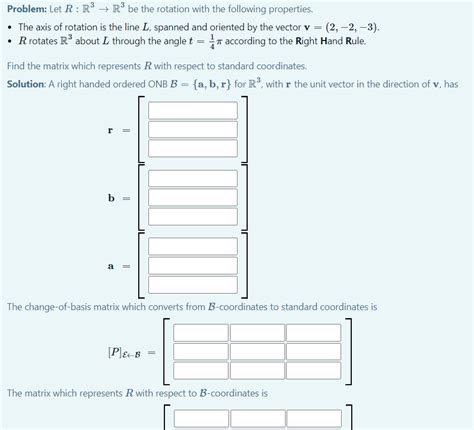 Solved Problem Let R R R Be The Rotation With The Chegg
