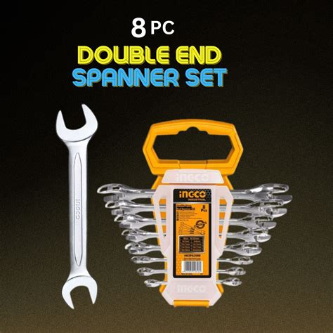 Ingco 8pc Double Open End Spanner Set Spcl Global