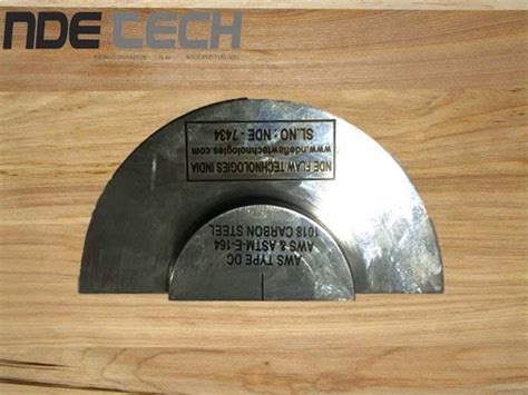 Dc Block Titanium Metric Version Ndt Ut Calibration Block Custom