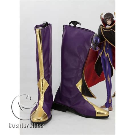Code Geass Lelouch Zero Cosplay Boots Boots Cosplay Boots Cosplay