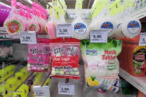 Penang Malaysia 11 July 2023 Various Choices Of Mothballs Display