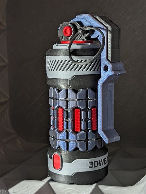 3d printer 3dworkbench grenade made with bambu lab p1p・cults